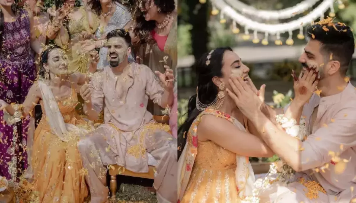 Surbhi Jyoti Dances In Joy At Her Haldi Ceremony, She Looks The ...