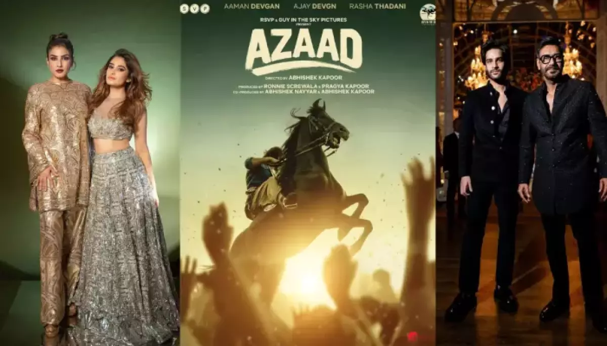 Ajay Devgn Reveals First Look Of 'Azaad' With Debutants Rasha Thadani ...