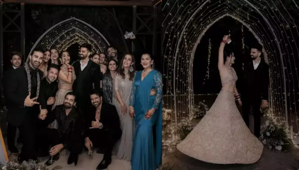 Surbhi Jyoti Melts Hearts With Her Happy-Bride-Twirl With Husband Sumit ...