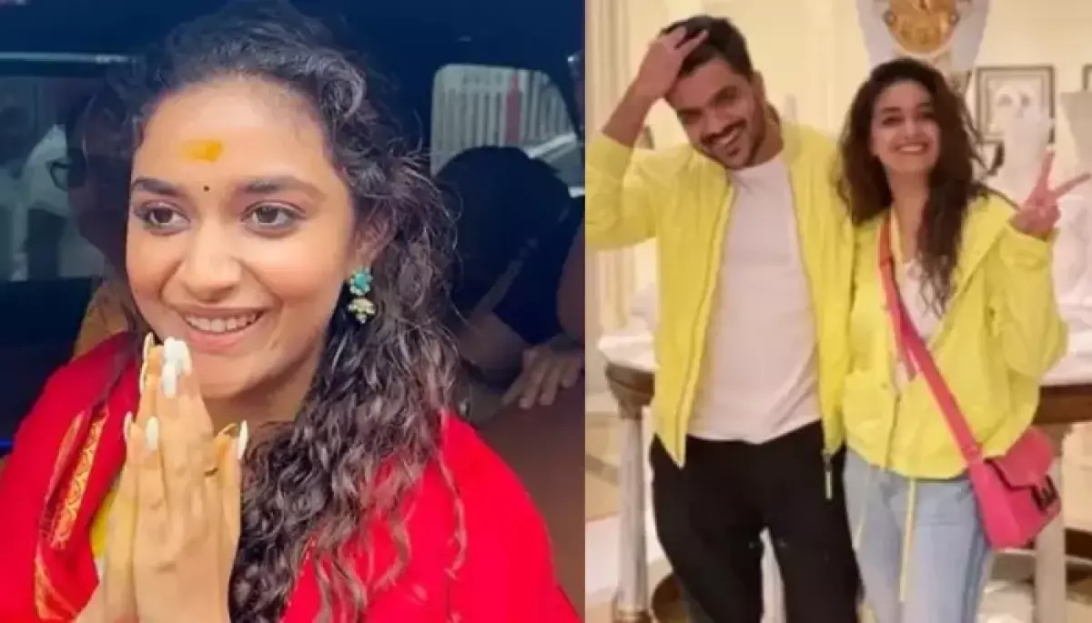 Keerthy Suresh Seeks Blessings From Tirupati Temple Ahead Of Her ...