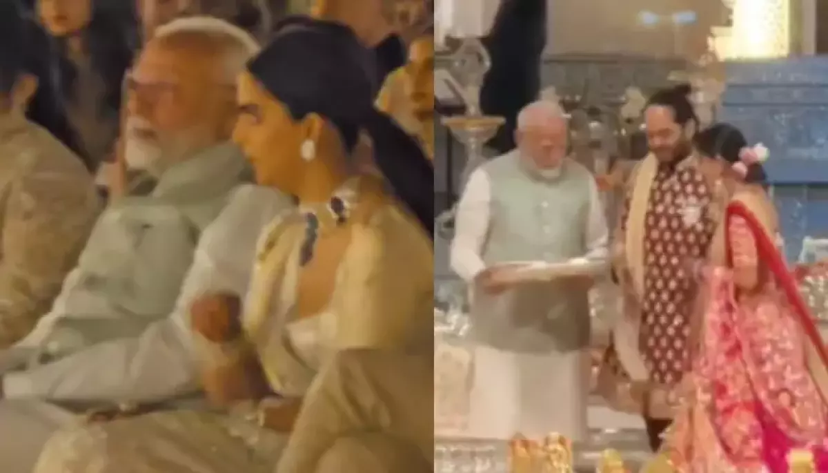 PM Narendra Modi Gives 'Aashirwad' With 'Chandi' Gifts To Anant Ambani ...