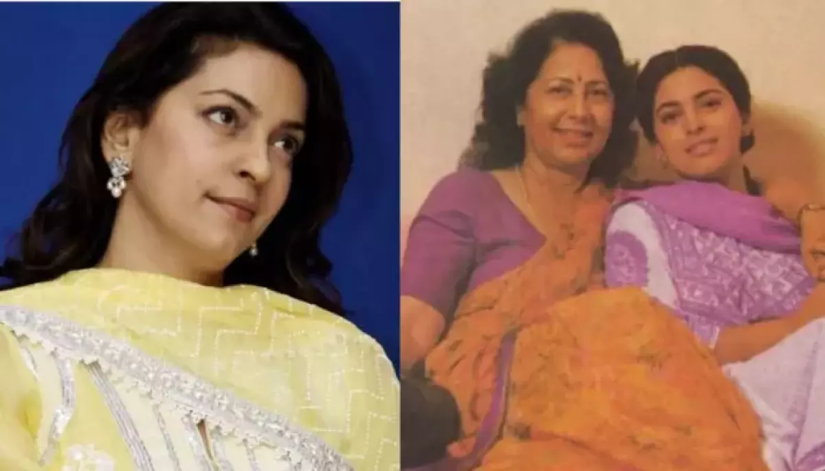 Juhi Chawla En Sari