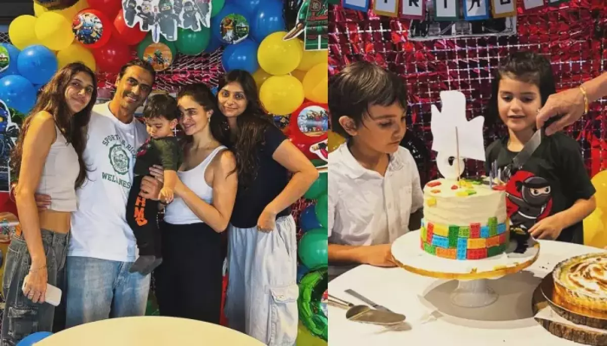 Inside Glimpses From Arjun Rampal's Sons, Arik And Ariv's Ninja-Themed B'Day Bash: Cake To Games