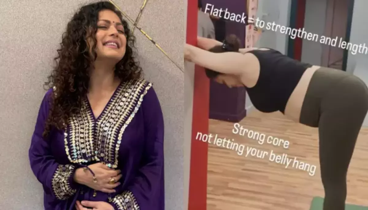 Pregnant, Drashti Dhami Shares Her Workout Routine At Week 28, Shows ...