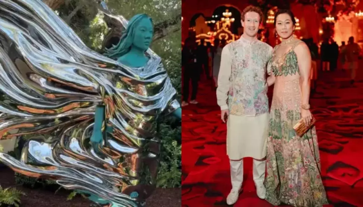 Mark Zuckerberg Installs A Huge Sculpture Of Wife, Priscilla In ...