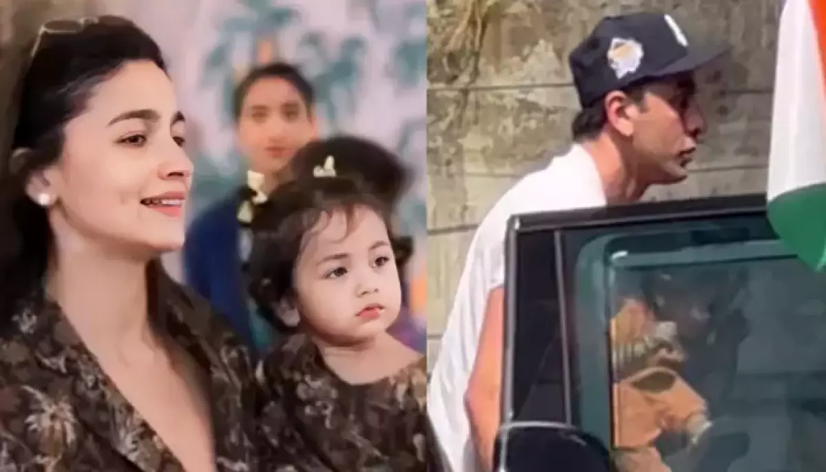 Raha Kapoor Looks Adorable In 'Kesariya' Frock With Cute Bangles As She ...