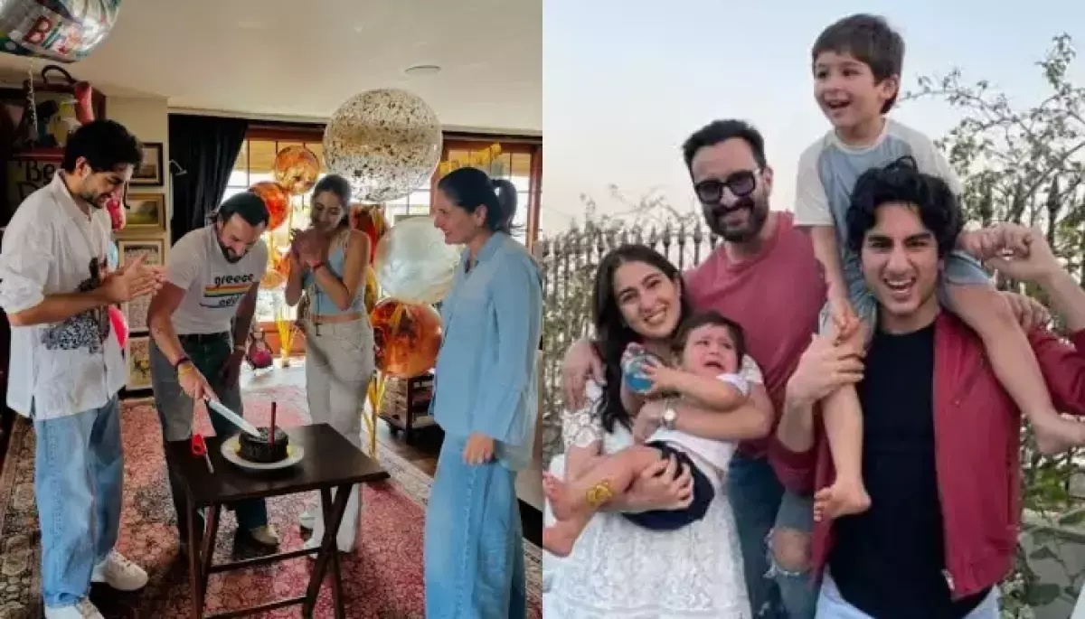 Sara Ali Khan Drops Inside Pics Of Dad, Saif's B'Day Bash Sans Taimur ...
