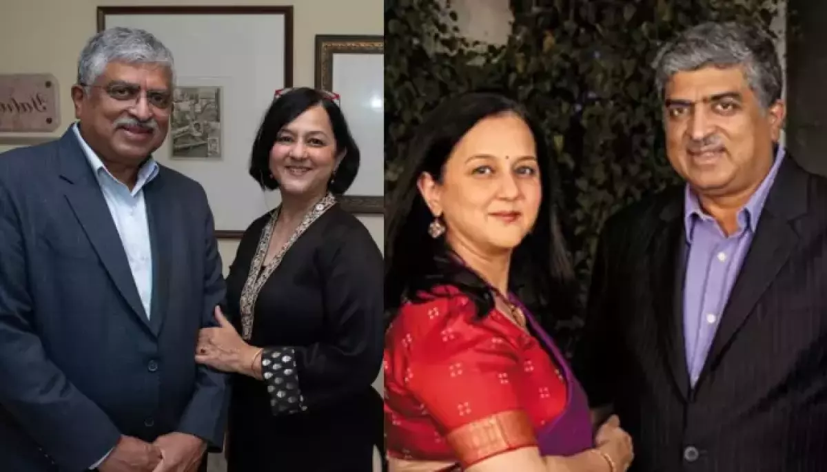 Who Is Infosys Co-Founder, Nandan Nilekani? Know About His Wife, Rohini And Their Filmy Love Story