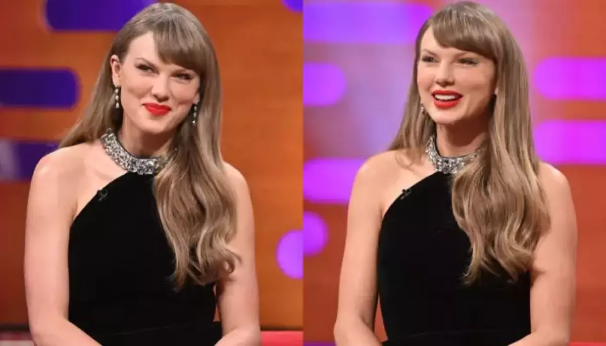 Taylor Swift Flaunts Her Engagement Ring On 'Graham Norton Show' As She Appears For TLOAS Promotion