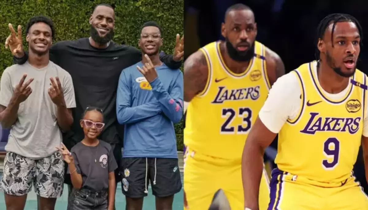 Who Are LeBron James' Three Children? Made NBA History With Eldest Son ...