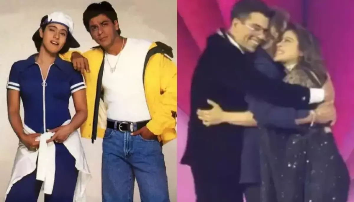 Shah Rukh Khan And Kajol Dance On 'Ladki Badi Anjani Hai' At 70th ...