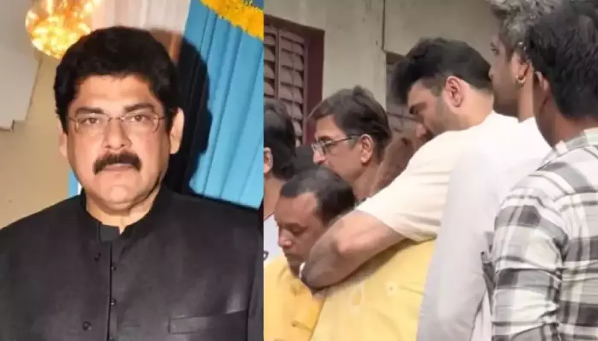 Pankaj Dheer's Son, Nikitin Dheer Breaks Down While Giving 'Kandha' To ...