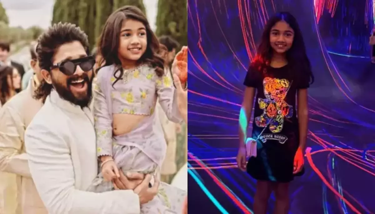 Allu Arjun's 9-Year-Old Daughter, Allu Arha Makes Her Daddy Proud ...