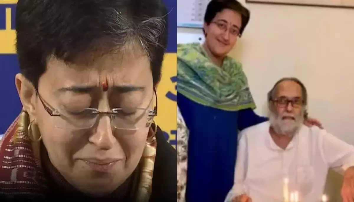 Delhi Chief Minister, Atishi Marlena Cries After BJP's Ramesh Bidhuri ...