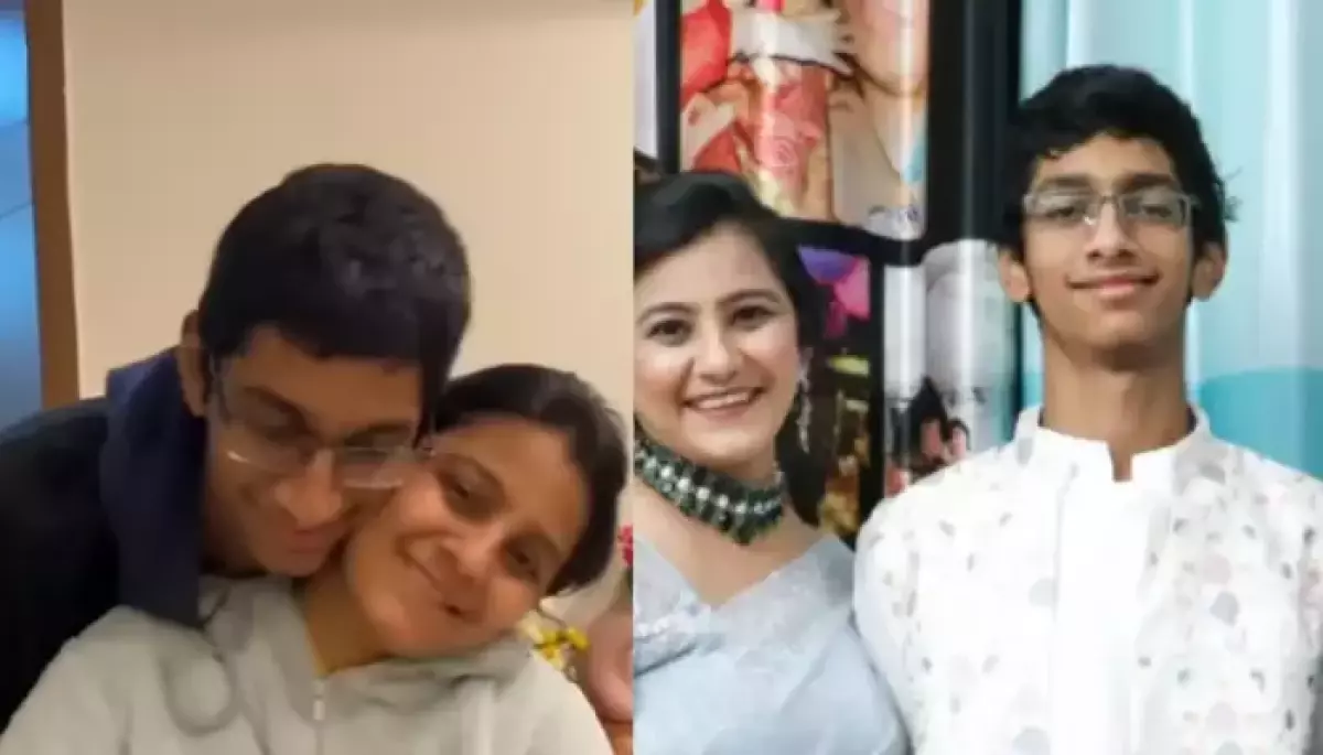 Chatori Rajani's Old Video Of Her Late Son, Taran Giving Her A Warm Hug ...