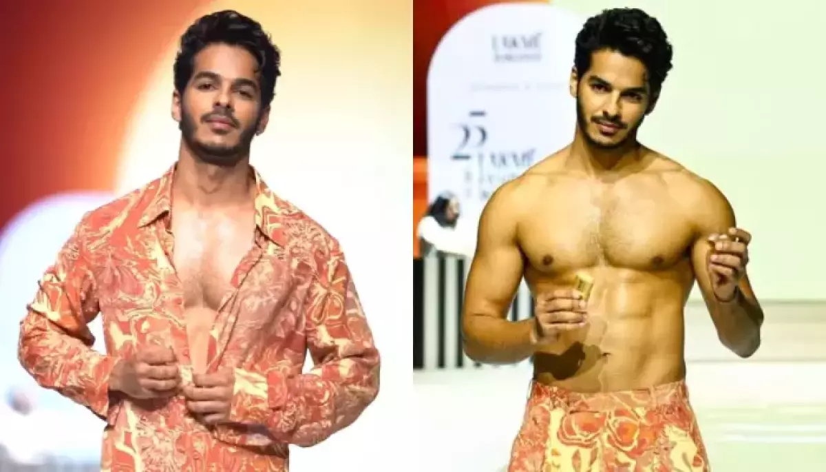 Ishaan Khatter's Shirtless LFW Runway Walk Leaves Netizens Cringing ...
