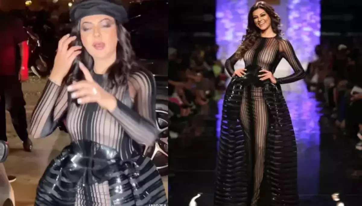Sushmita Sen Re-Wore Her 11-Year-Old Designer Runway Dress With A Beret ...