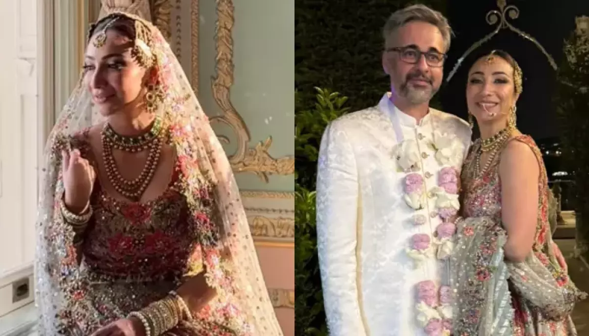 Anoushey Ashraf Looks Royal In A Mint Green Lehenga At Her Turkey ...