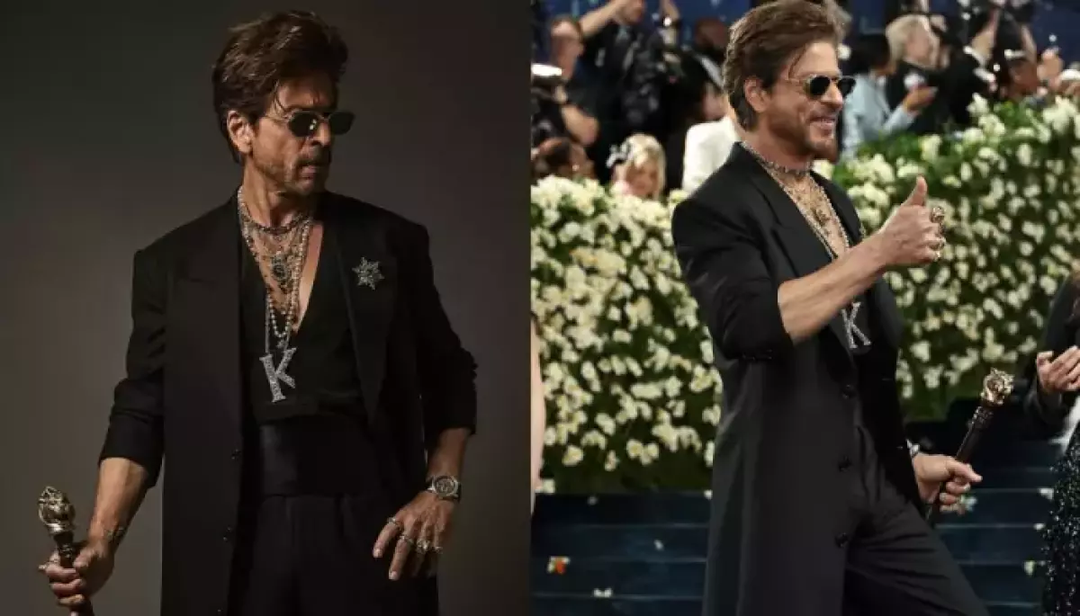 Shah Rukh Khan Makes Grand Debut At MET GALA 2025 In Custom Sabyasachi Outfit With ‘K’ Pendant