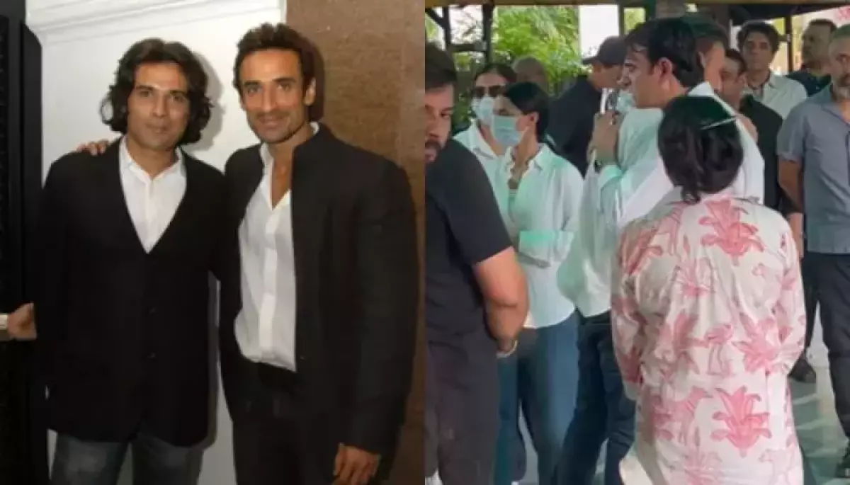 Heartbreaking Glimpse From Mukul Dev's Funeral Surfaces, Brother, Rahul ...