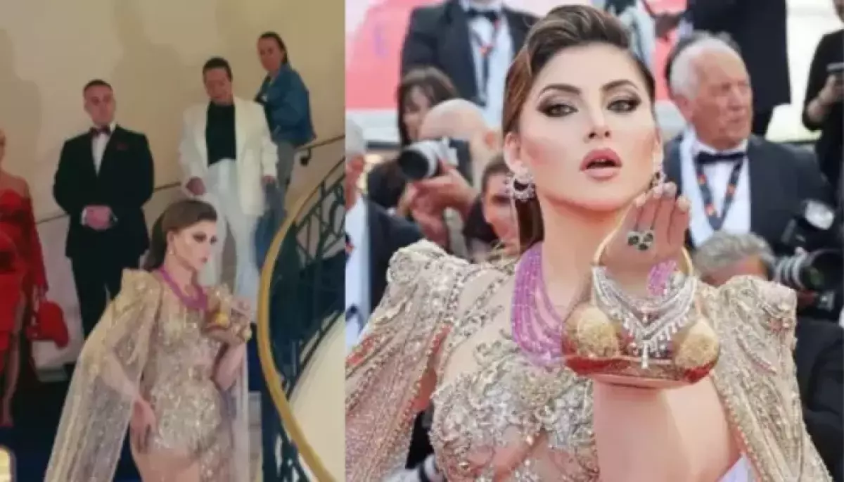 Urvashi Rautela SLAMS Diet Sabya For Their Claims On Her Blocking The Staircase At Cannes 2025