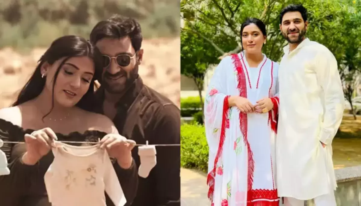 Shireen Mirza And Her Husband, Hasan Sartaj Share First Glimpse Of Son ...