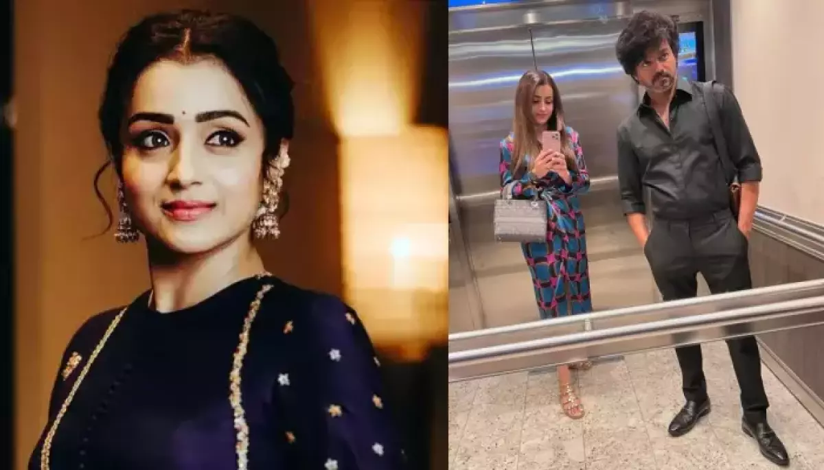 Trisha Krishnan Drops The Cutest Photo With The Birthday Boy Thalapathy ...