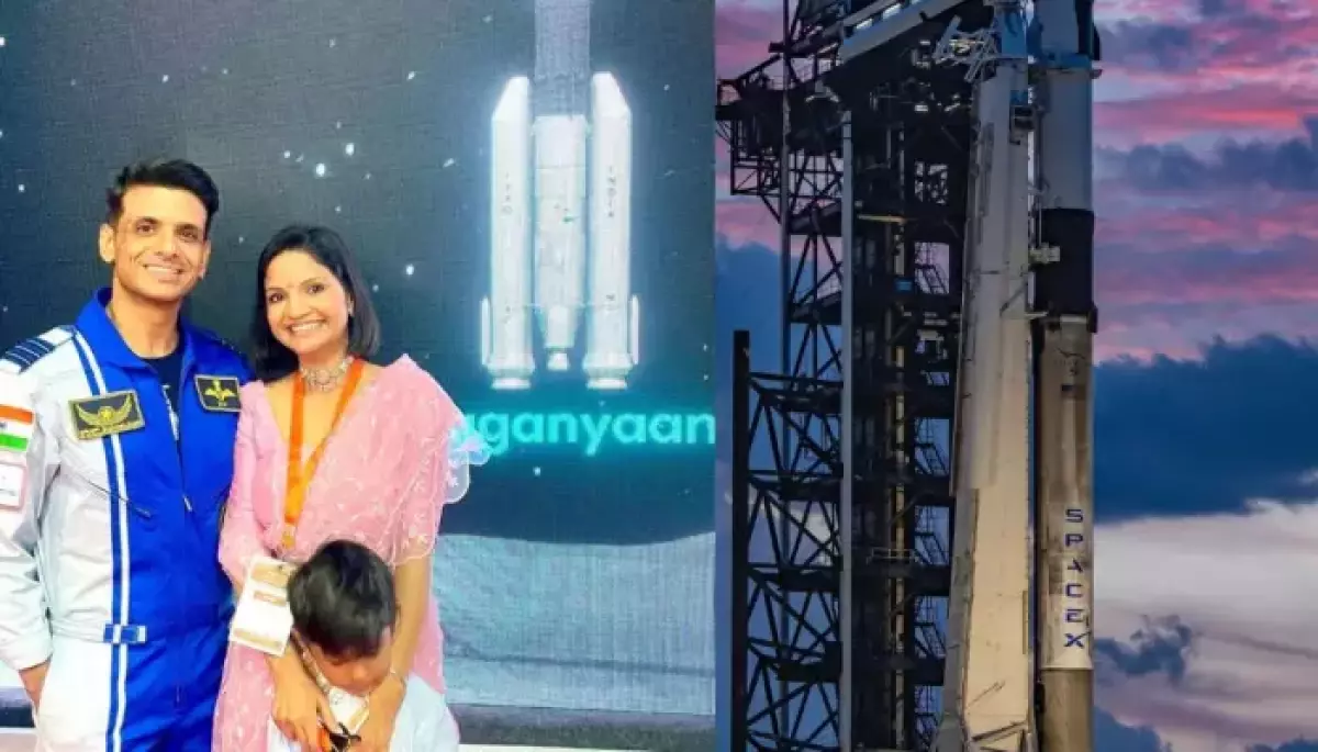 Astronaut Shubhanshu Shukla Pays Tribute To His Wife, Kamna Before ...