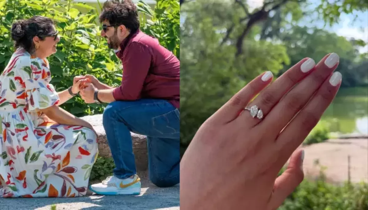 The Traitors Fame Anshula Kapoor Gets Engaged At A Park In New York 9302