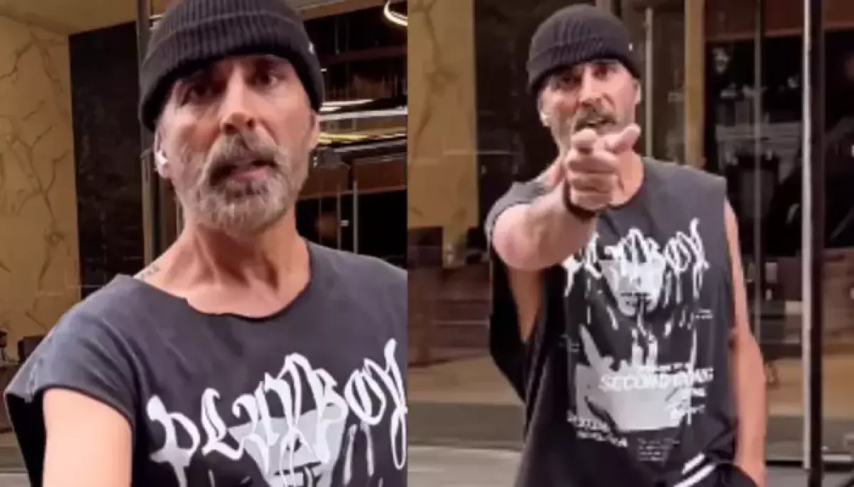 Akshay Kumar Gets Angry At Fan When The Latter Clicks Him In London ...