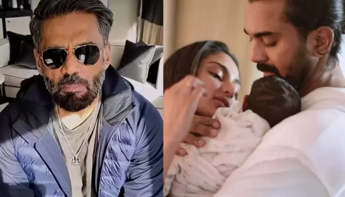 Suniel Shetty Celebrated Birthday With Daughter, Athiya's Baby Girl ...