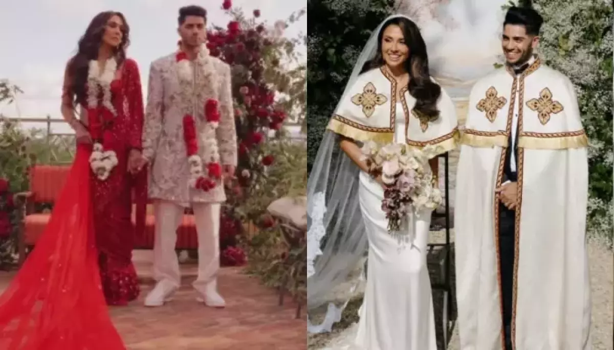 'Aladdin' Star, Mena Massoud And Emily Shah Get Married In A Indo ...