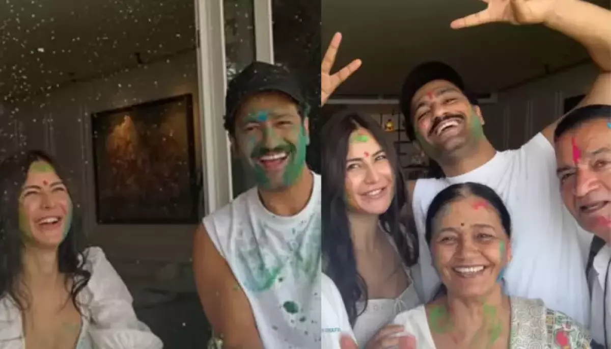 Katrina Kaif And Vicky Kaushal Celebrate First Holi After Birth Of ...