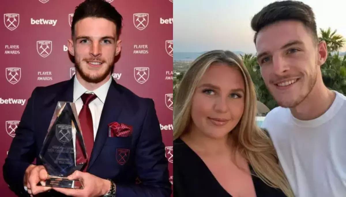 Is Arsenal Midfielder, Declan Rice Cheating On His Partner, Lauren ...